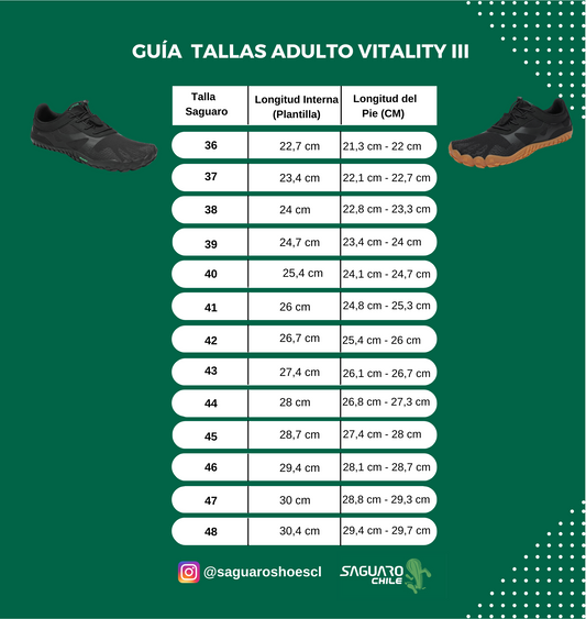 ¿CÓMO SABER MI TALLA? – Mundo Barefoot